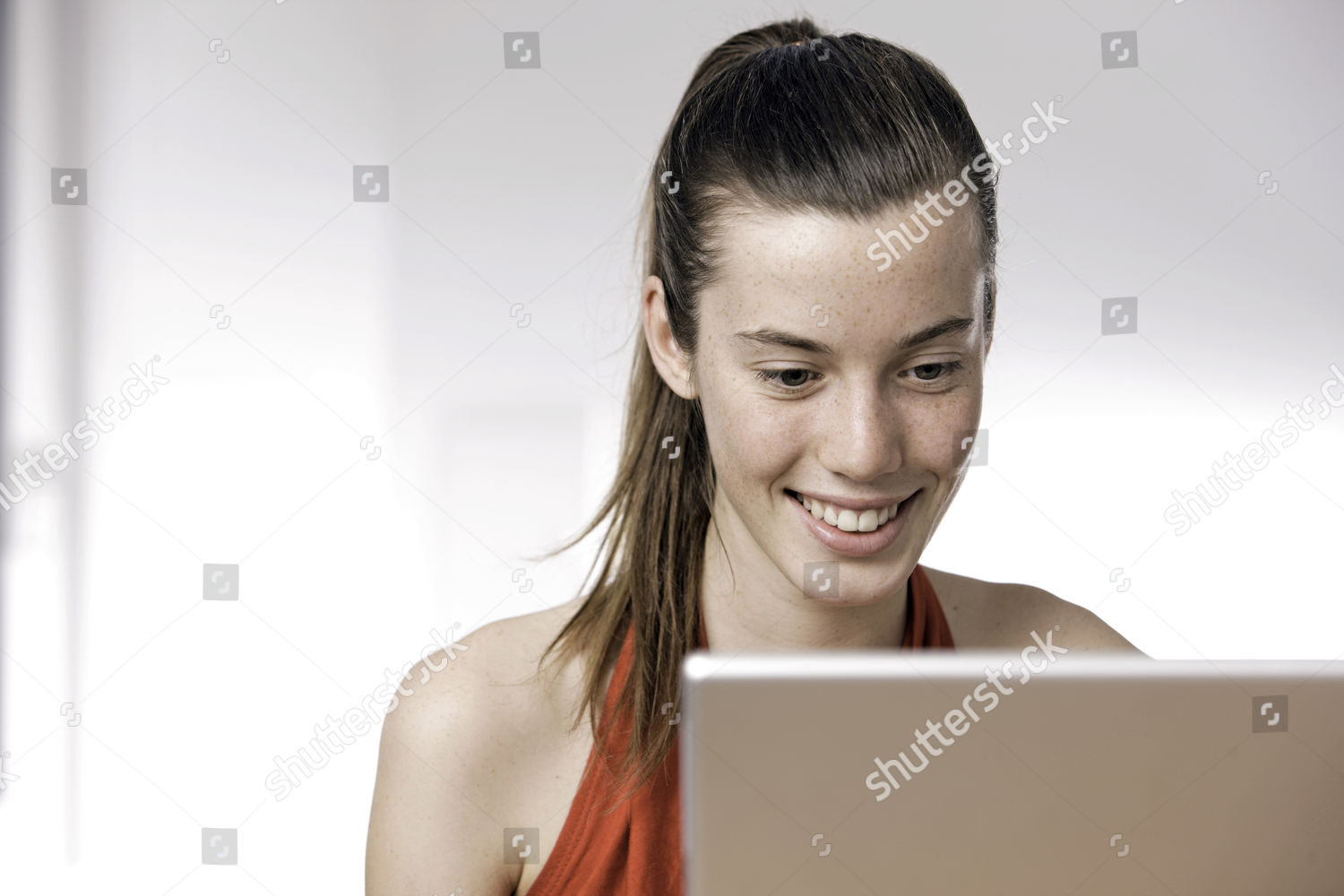 Model Released Teenage Girl Woman 17 Editorial Stock Photo - Stock ...