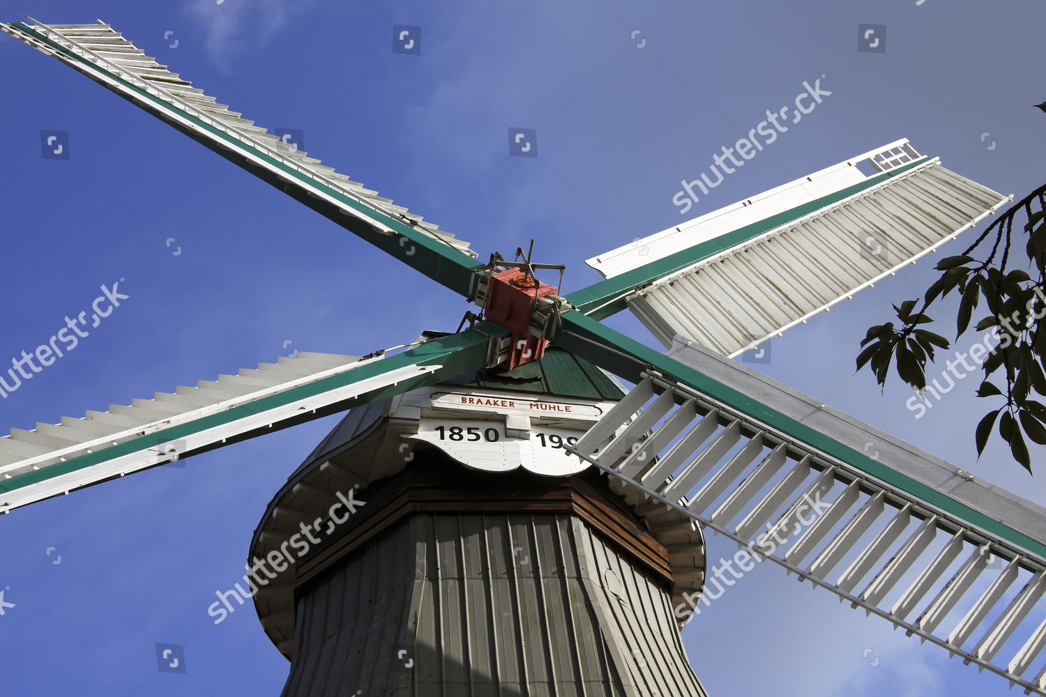 Braaker Mill Historic Windmill Shutter Style Editorial Stock Photo ...