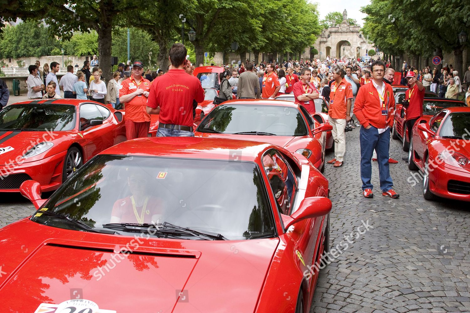 Ferraris Visitors Ferrari Gathering Hotel Esperanto Editorial Stock ...