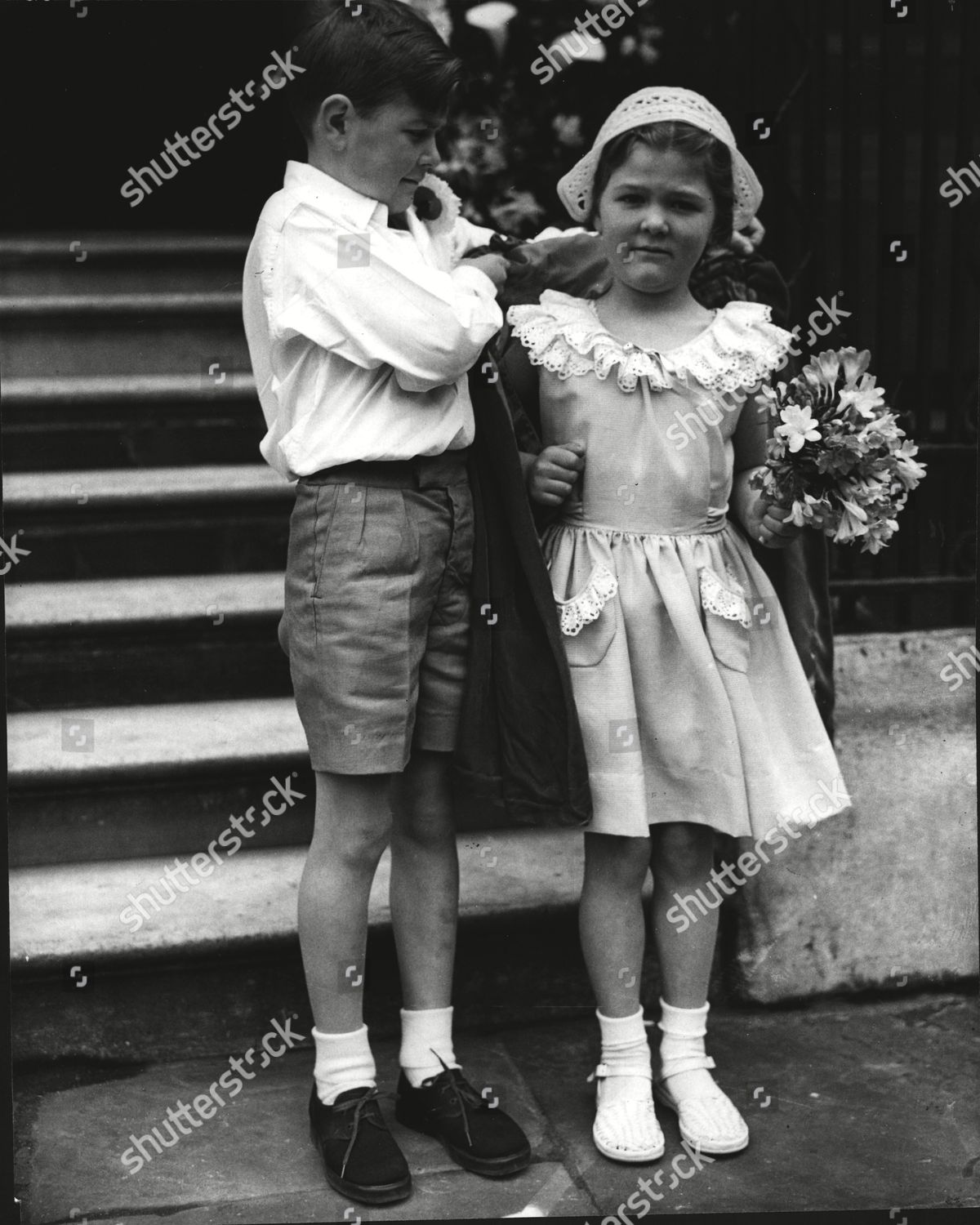 Christopher Sarah Broadhurst Attend Their Mothers Editorial Stock Photo ...