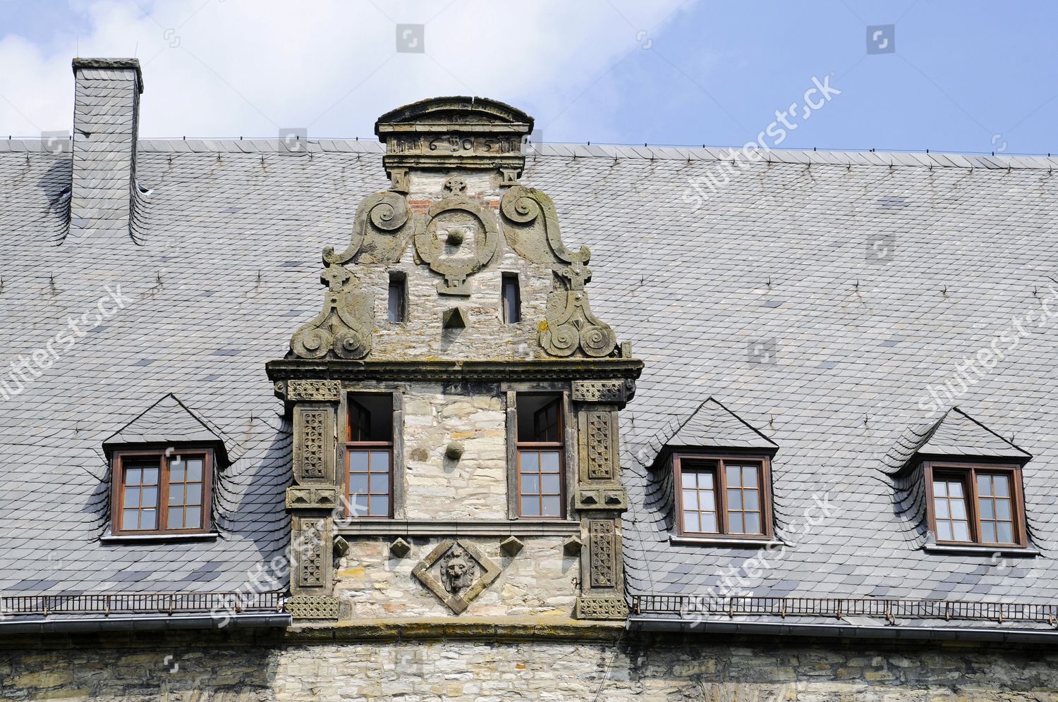 Roof Window Wewelsburg Triangular Castle Former Editorial Stock Photo ...