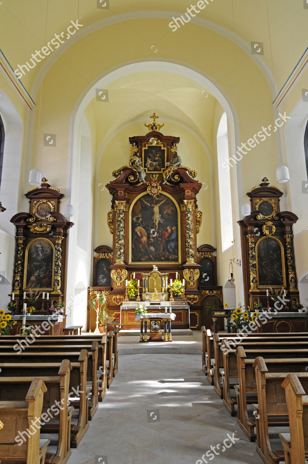 Church Baroque Capuchin Order Kapuzinerkloster Capuchin Editorial Stock ...