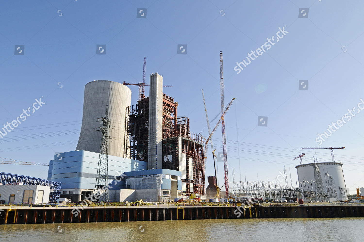 New Building Construction Site Coal Power Editorial Stock Photo - Stock ...