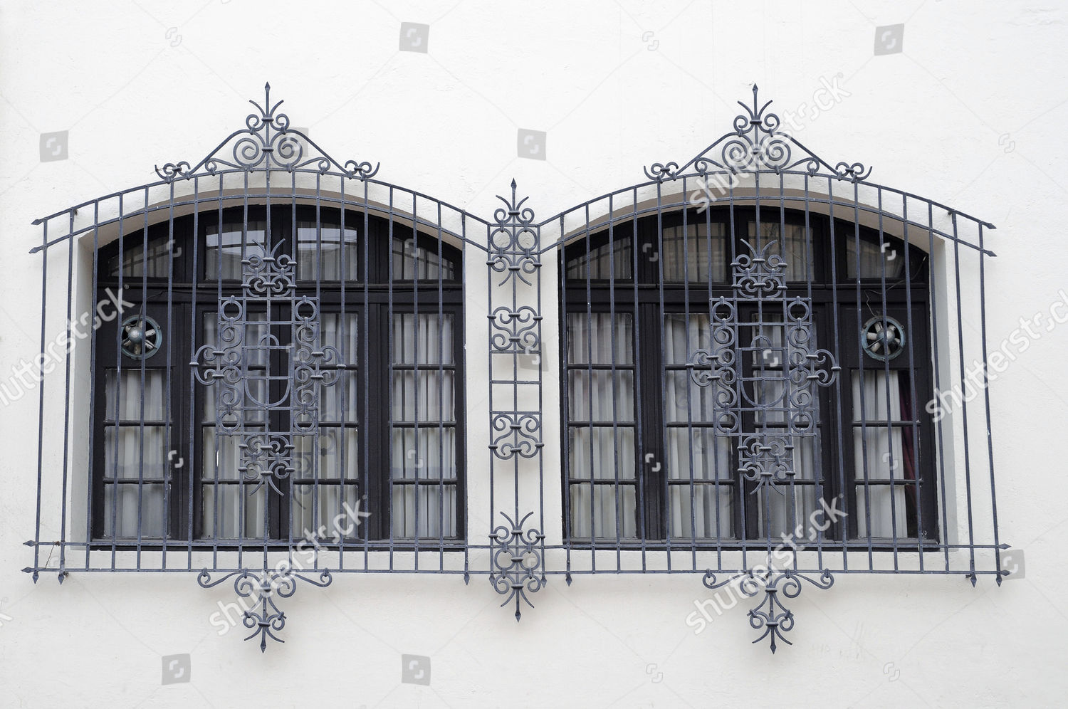 Barred Windows Palace Justice La Serena Editorial Stock Photo - Stock ...