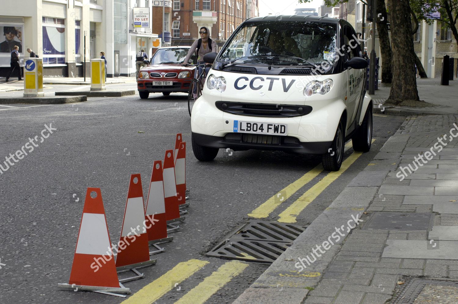 Camden Council Cctv Smart Car Parked Editorial Stock Photo - Stock ...