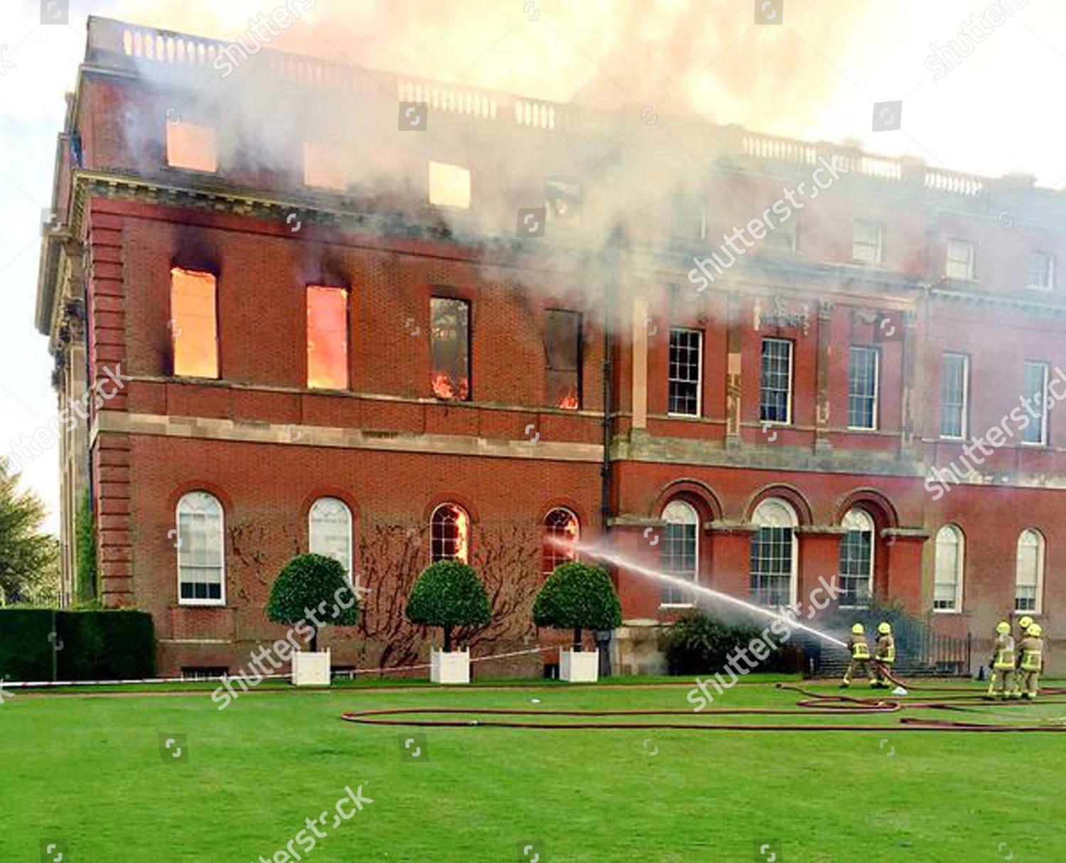 National Trust Mansion Clandon Park House Editorial Stock Photo - Stock ...