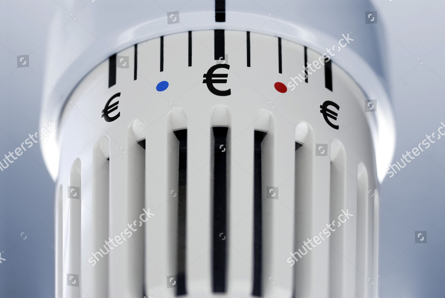 Heating Thermostat Euro Symbols Symbolic Heating Editorial Stock Photo ...