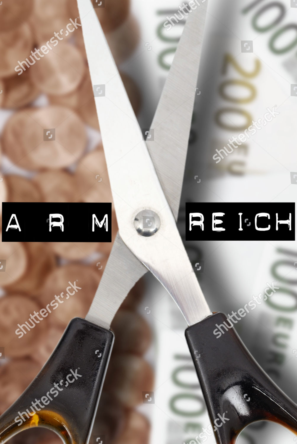 Symbolic Image Social Gap Gap Between Editorial Stock Photo - Stock ...