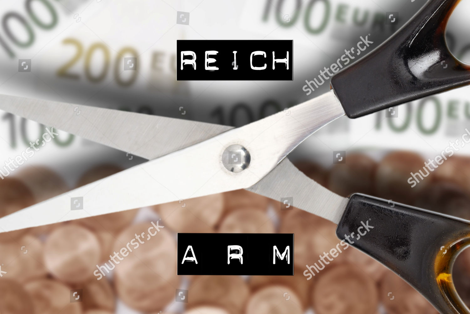 Symbolic Image Social Gap Gap Between Editorial Stock Photo - Stock ...