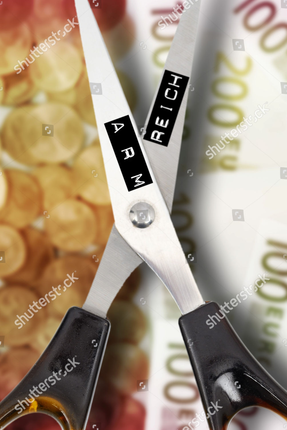Symbolic Image Social Gap Gap Between Editorial Stock Photo - Stock ...