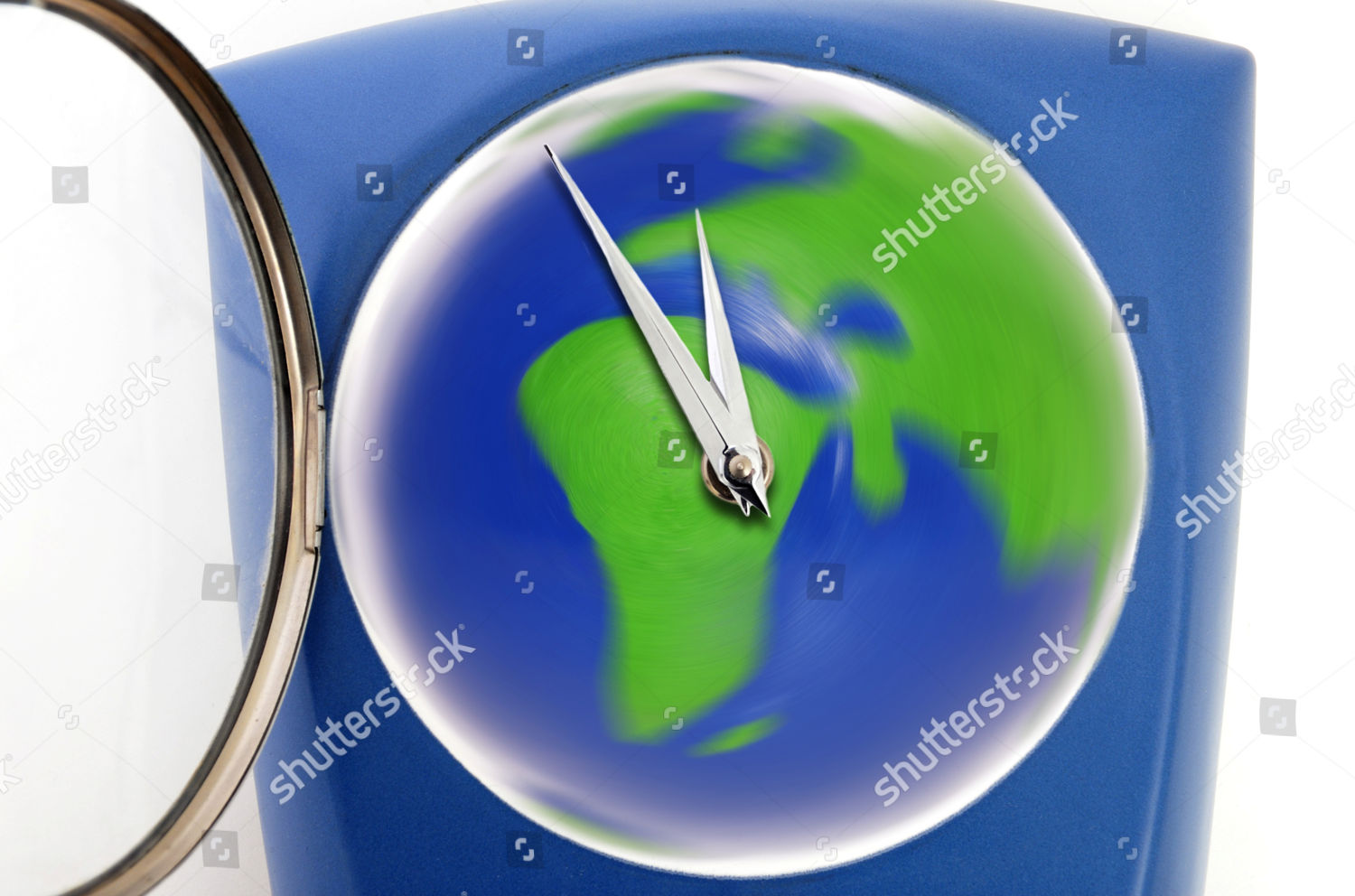 Clock Globe Showing Almost High Noon Editorial Stock Photo - Stock ...