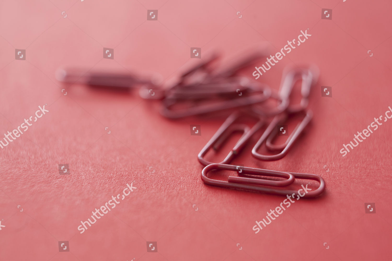 Red Paper Clips Editorial Stock Photo - Stock Image | Shutterstock
