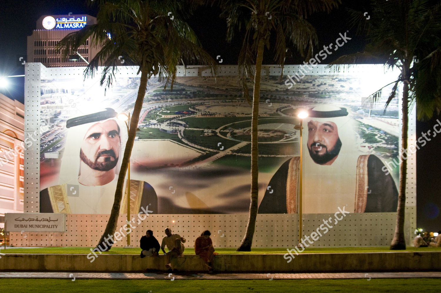 Murals Rulers Dubai Abu Dhabi Dubai Editorial Stock Photo - Stock Image ...