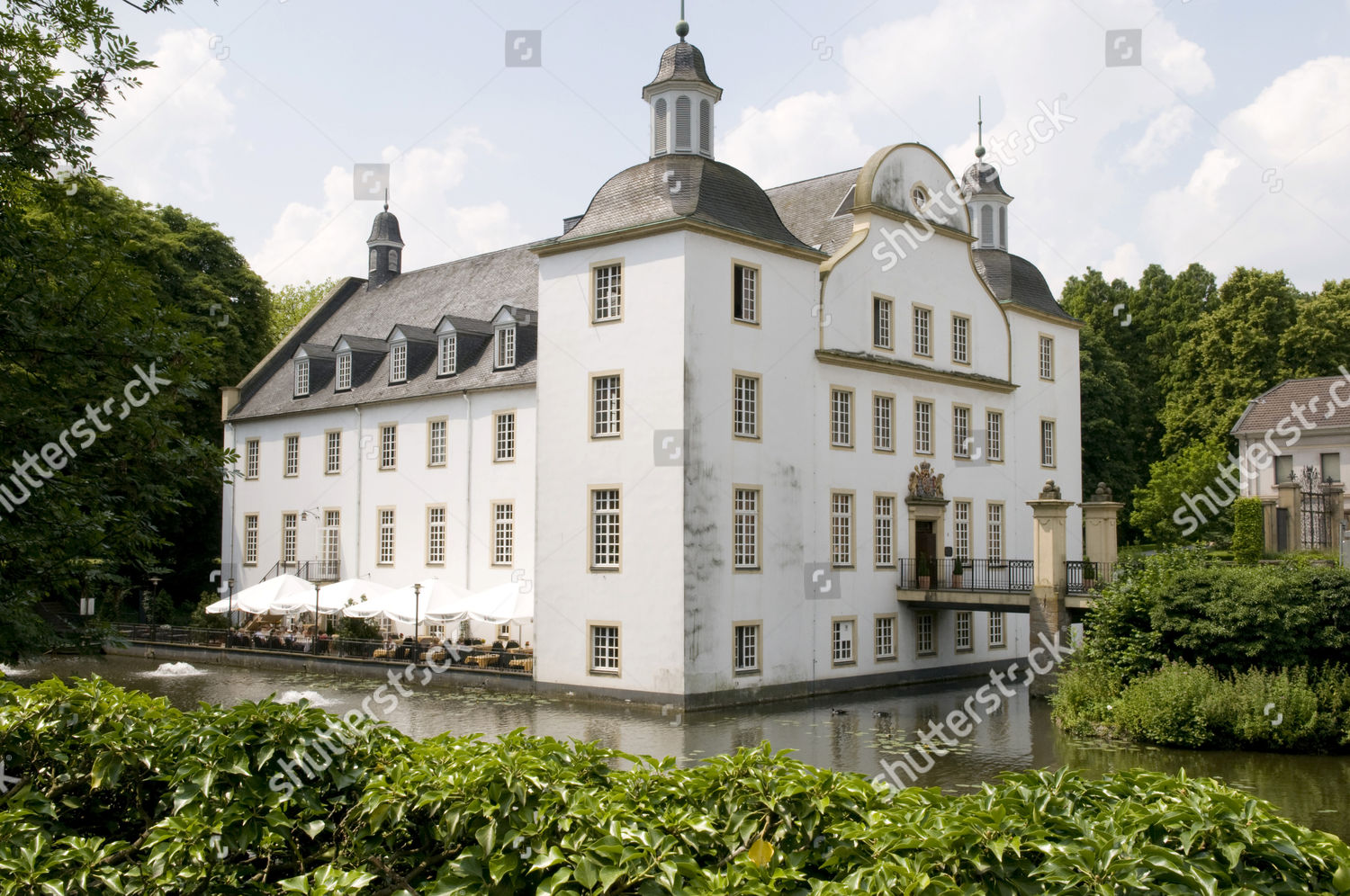 Moated Castle Essenborbeck Ruhrgebiet Area North Editorial Stock Photo ...