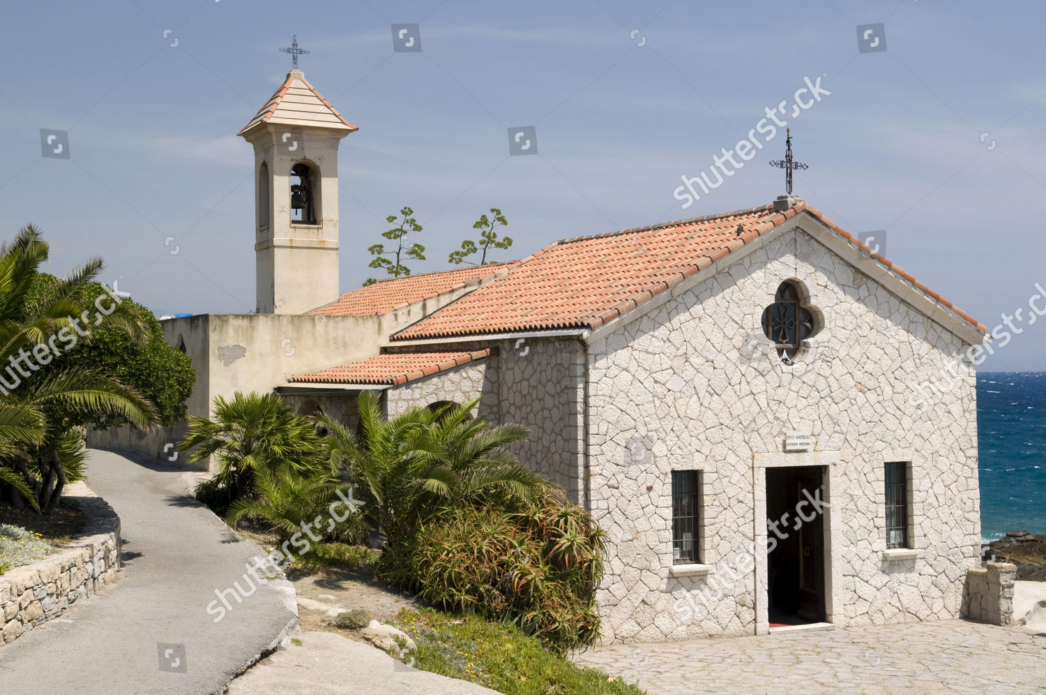 Chiesa Di Sant Ampelio Chapel Cape Editorial Stock Photo - Stock Image ...