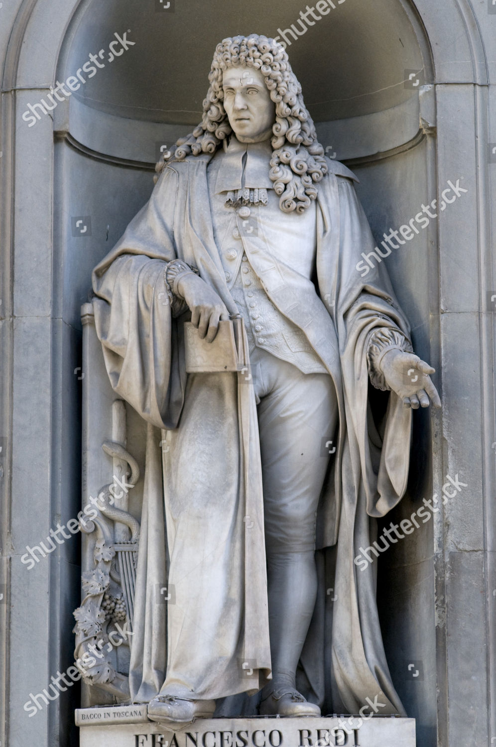 Statue Francesco Redi Uffizi Art Museum Editorial Stock Photo - Stock ...