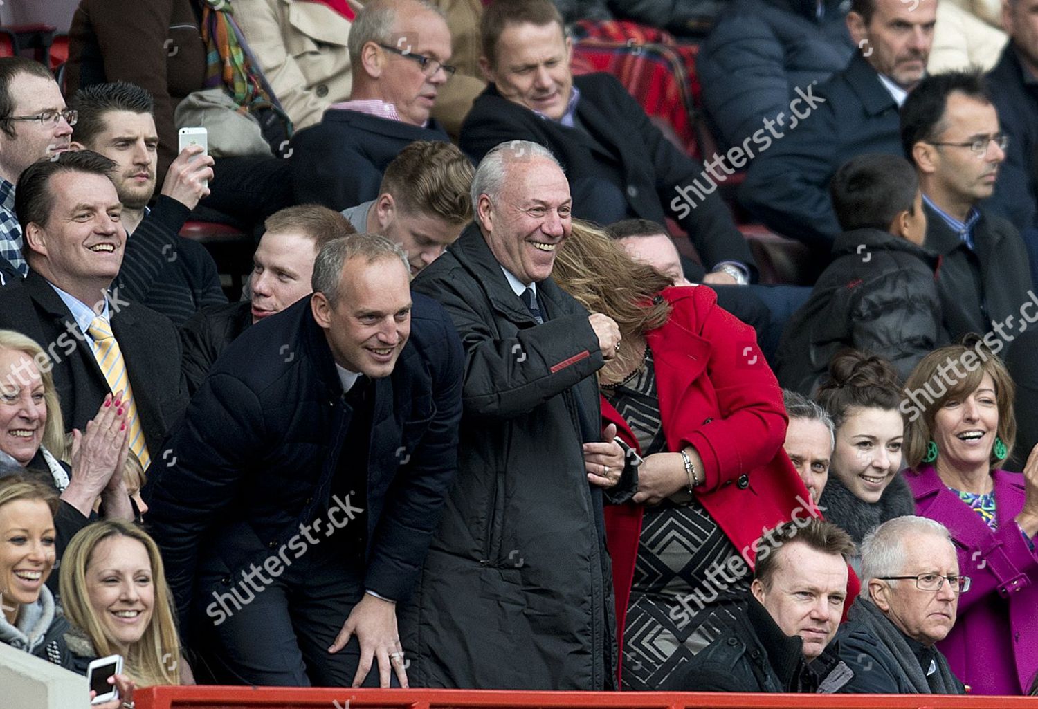 Jeff Mostyn Chairman Bournemouth Celebrate Full Editorial Stock Photo ...