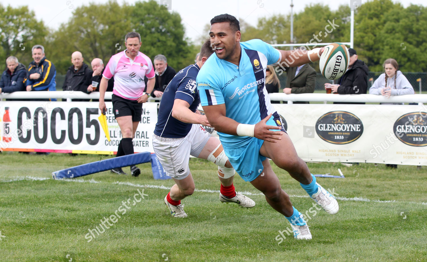 Cooper Vuna Worcester Scores Try London Editorial Stock Photo - Stock ...