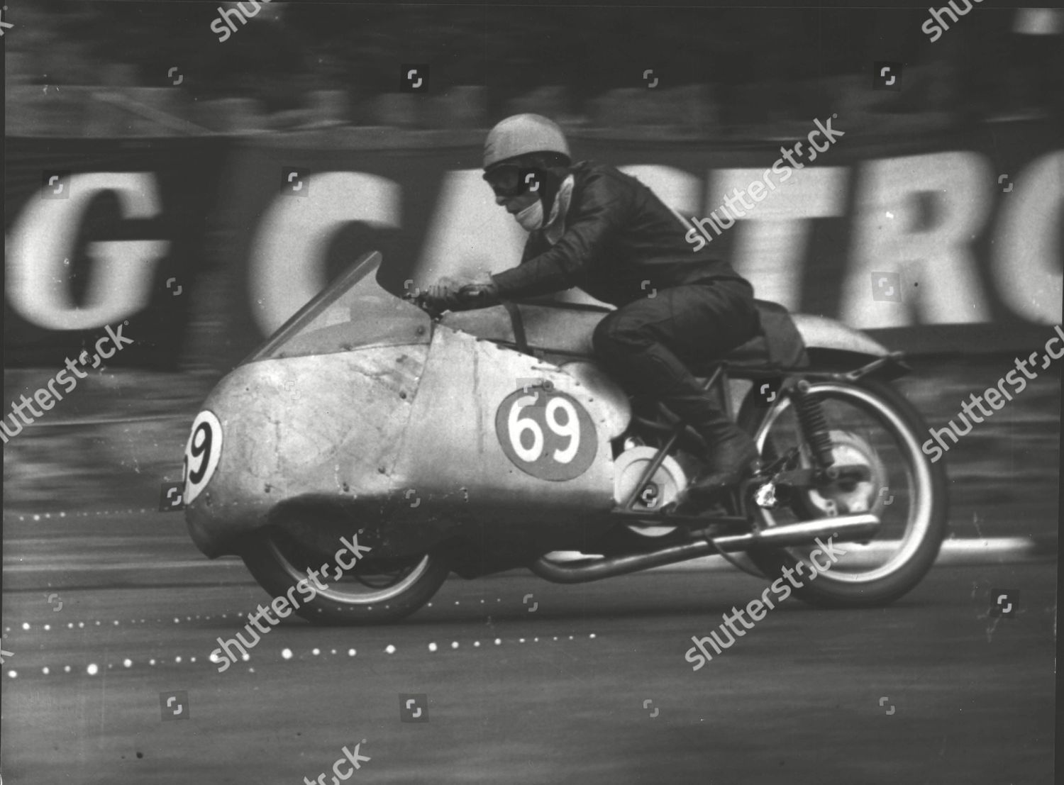 Ken Kavanagh Competing Isle Man Tt Editorial Stock Photo - Stock Image ...