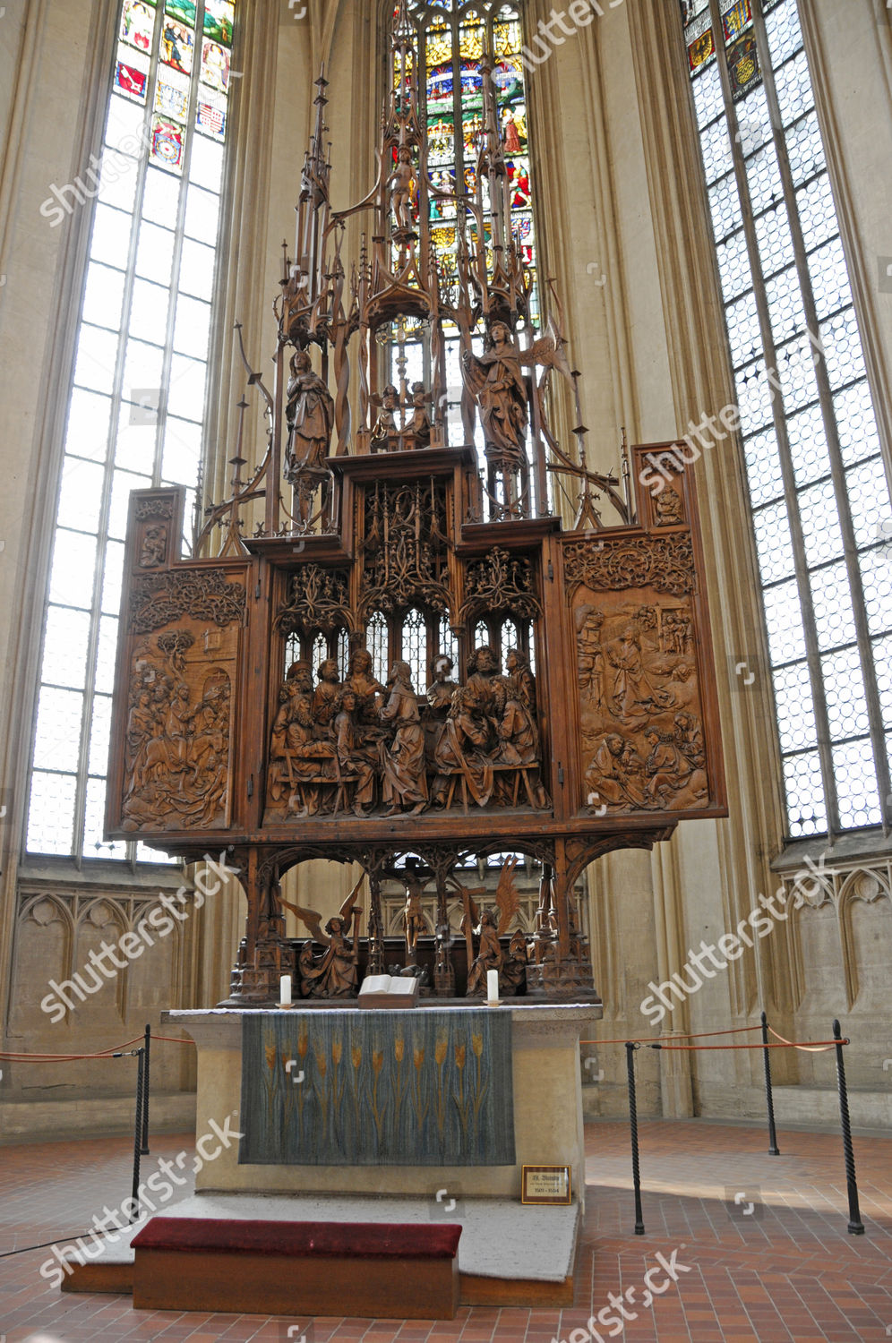Heilig Blutaltar Holy Blood Altar Made Editorial Stock Photo - Stock ...