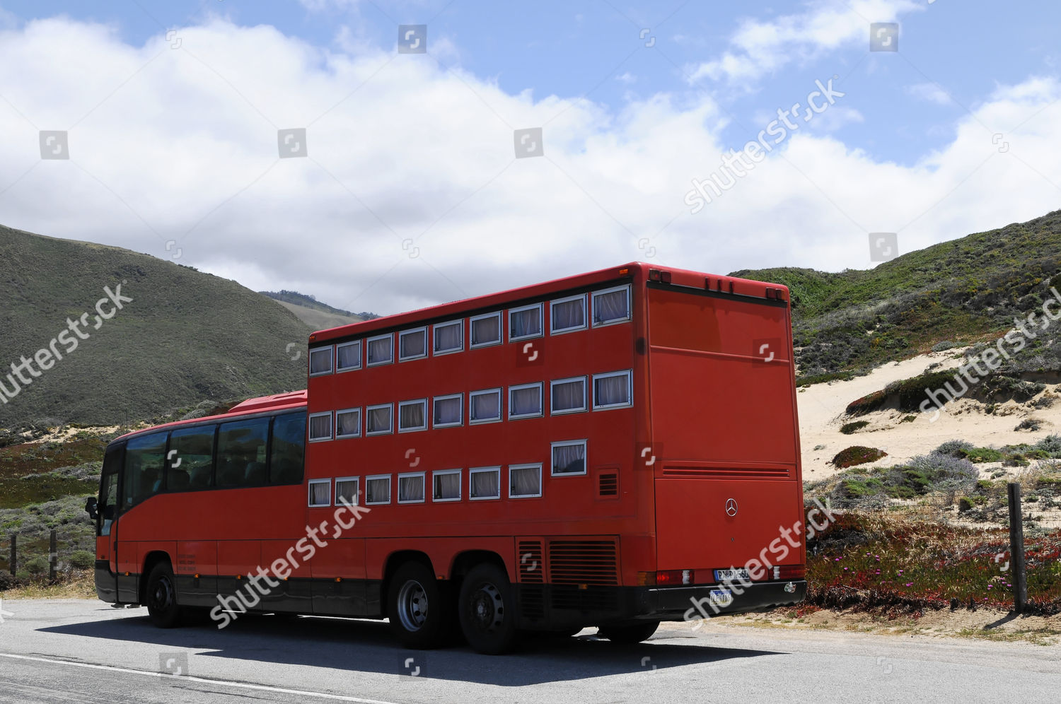 Rotel Coach Bus Incorporating Mobile Hotel Editorial Stock Photo ...