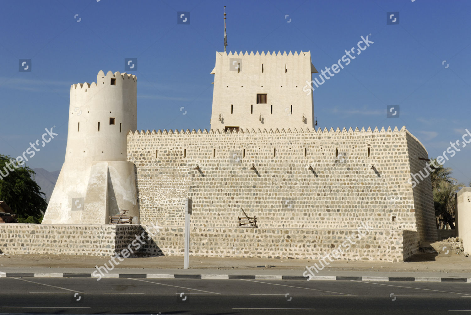 Historic Fort Kalba Near Fujairah Emirate Editorial Stock Photo - Stock ...