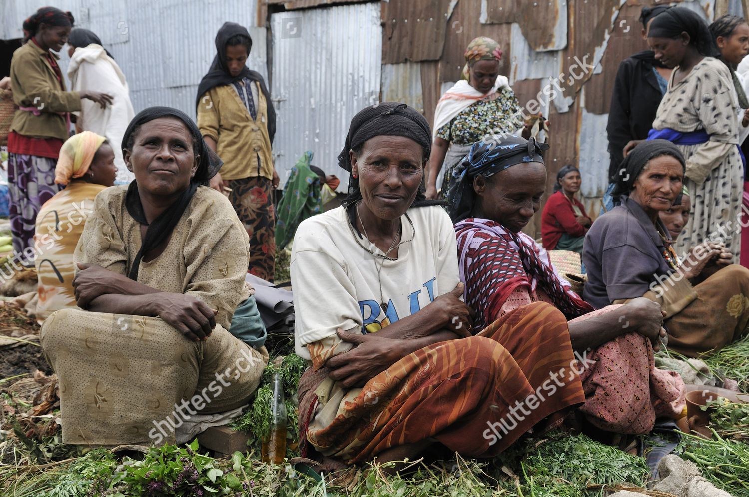 Ethiopian Women Market Arsi Negelle Oromia Editorial Stock Photo ...