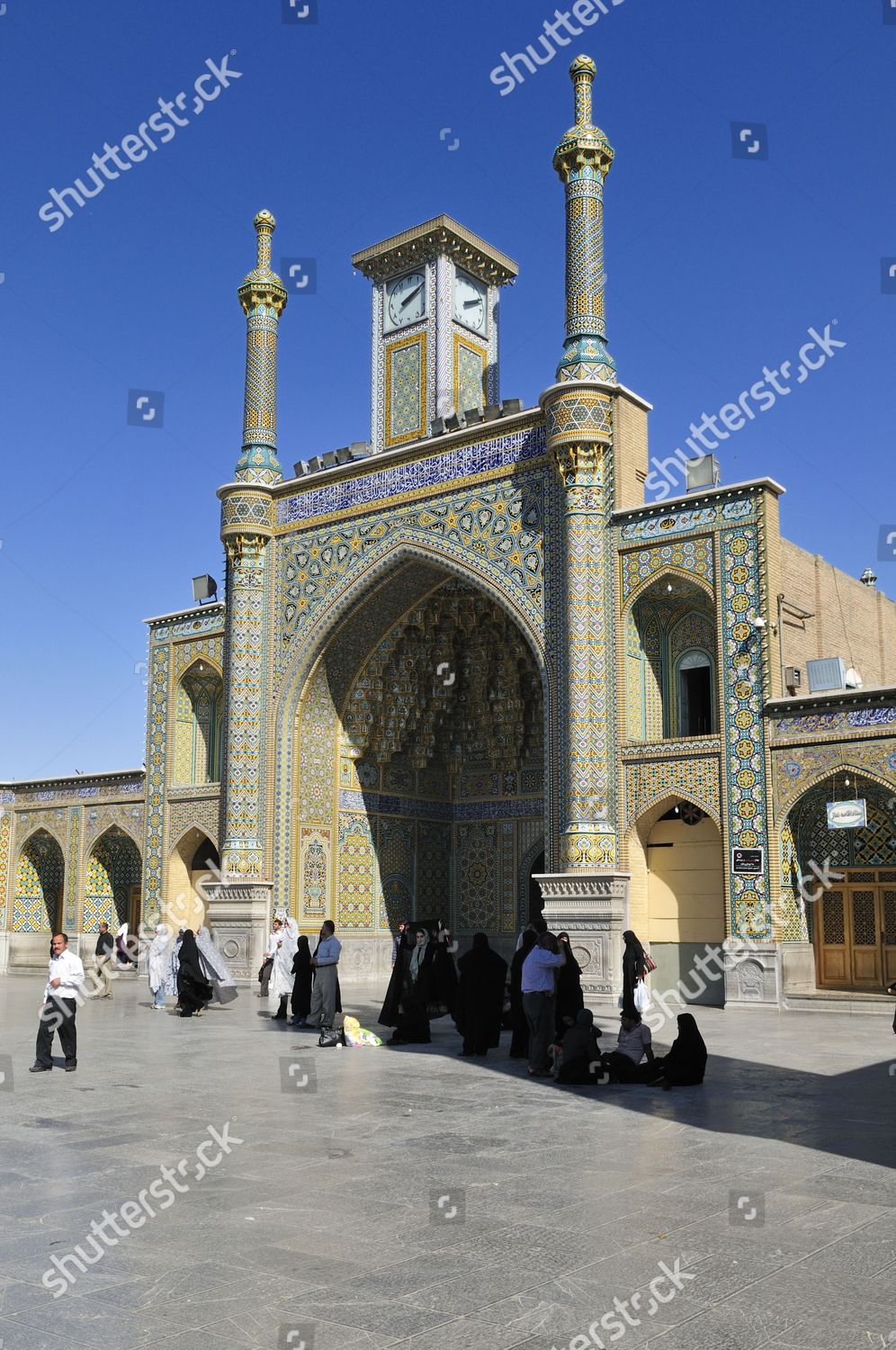 Holy Fatima Almasumeh Mosque Qom Qum Editorial Stock Photo - Stock ...