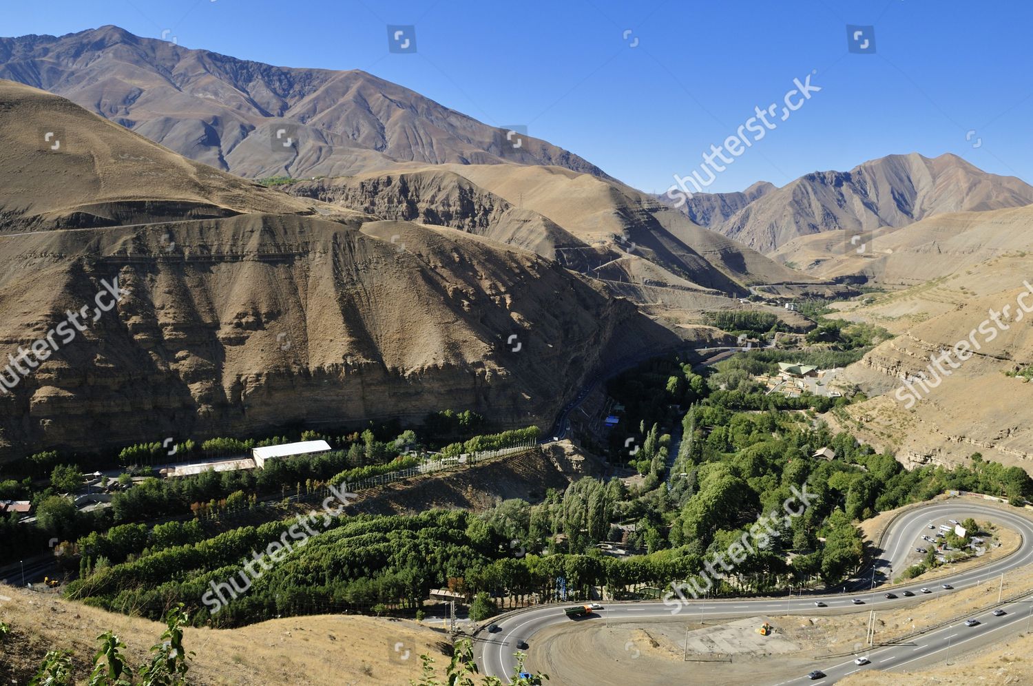 Valley Central Alborz Mountains Iran Persia Editorial Stock Photo ...