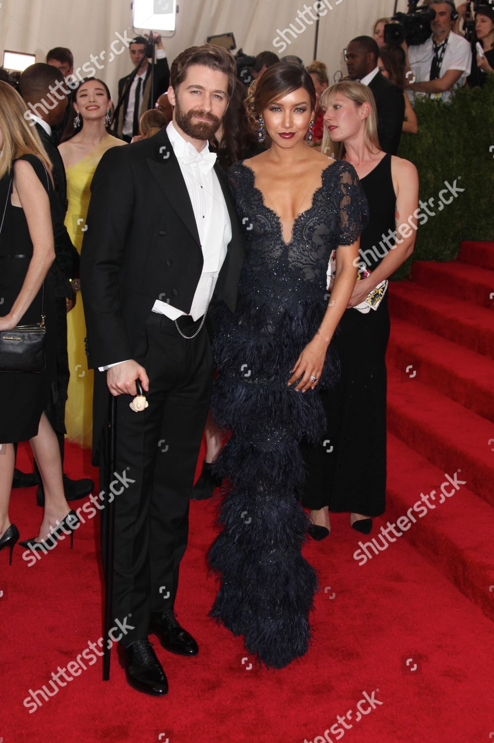 Matthew Morrison Wife Renee Puente Editorial Stock Photo - Stock Image ...