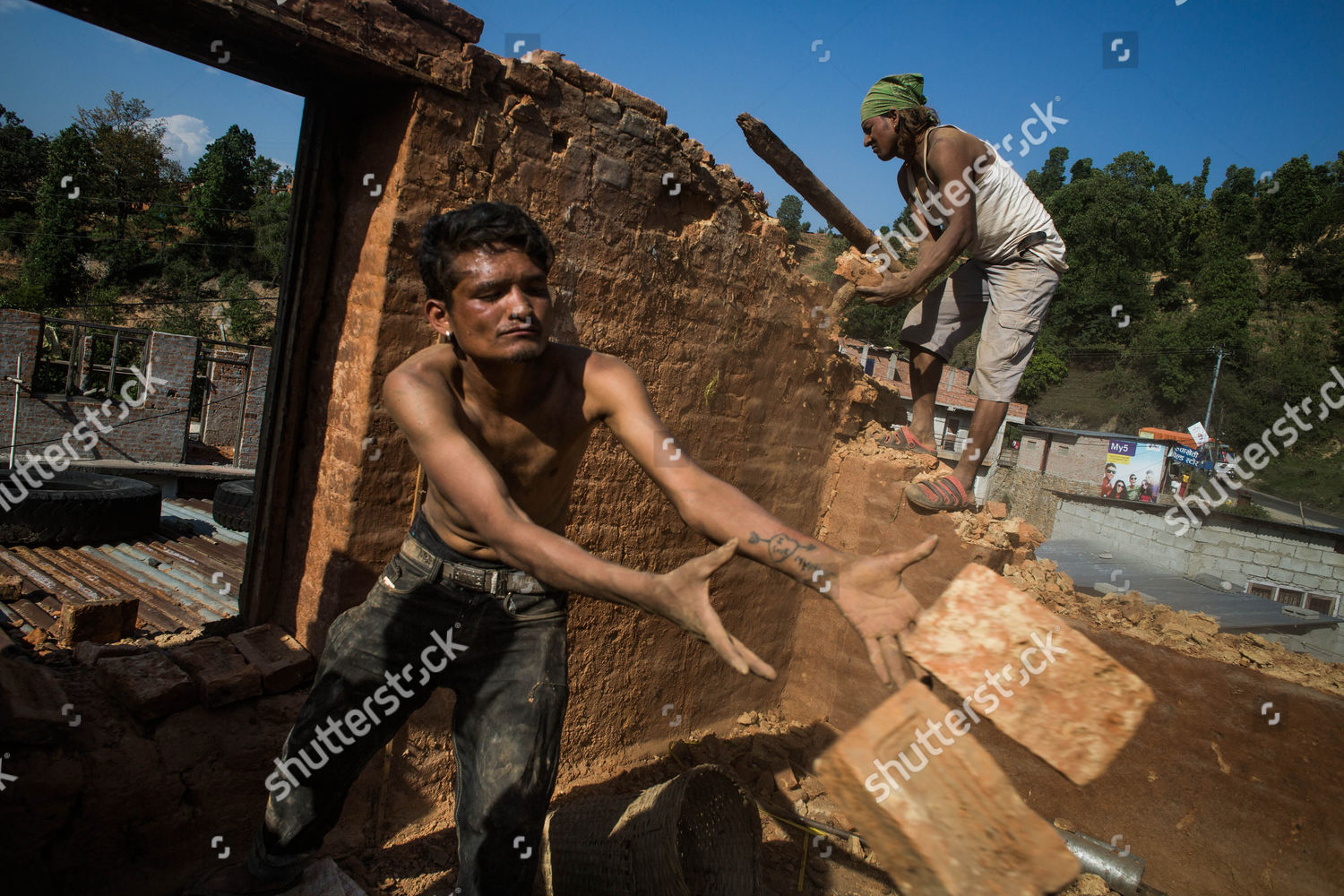 Ramesh Left Sunil Right Break Down Editorial Stock Photo - Stock Image ...