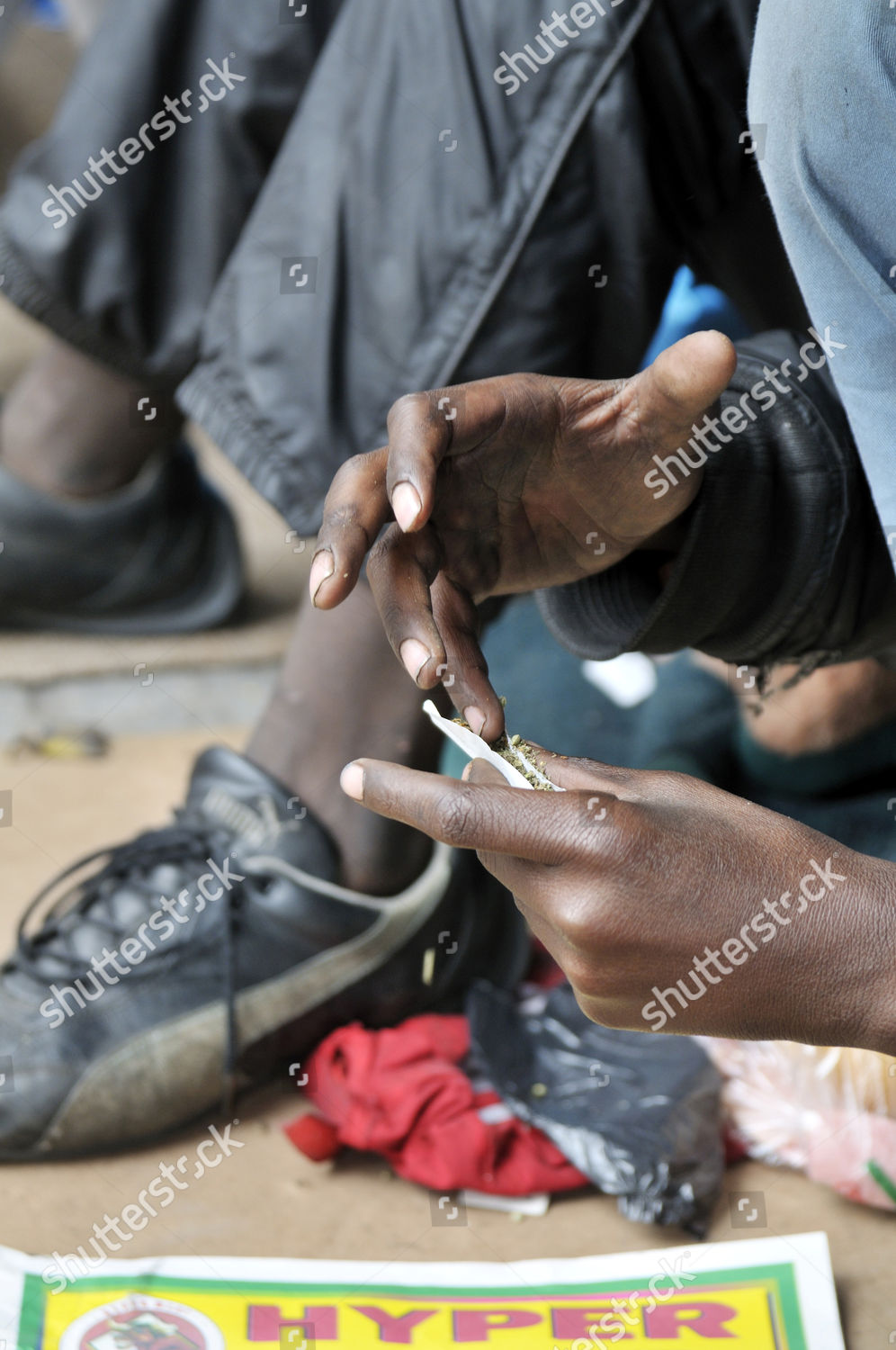 Street Child Consuming Drugs Marijuana Boy Editorial Stock Photo ...