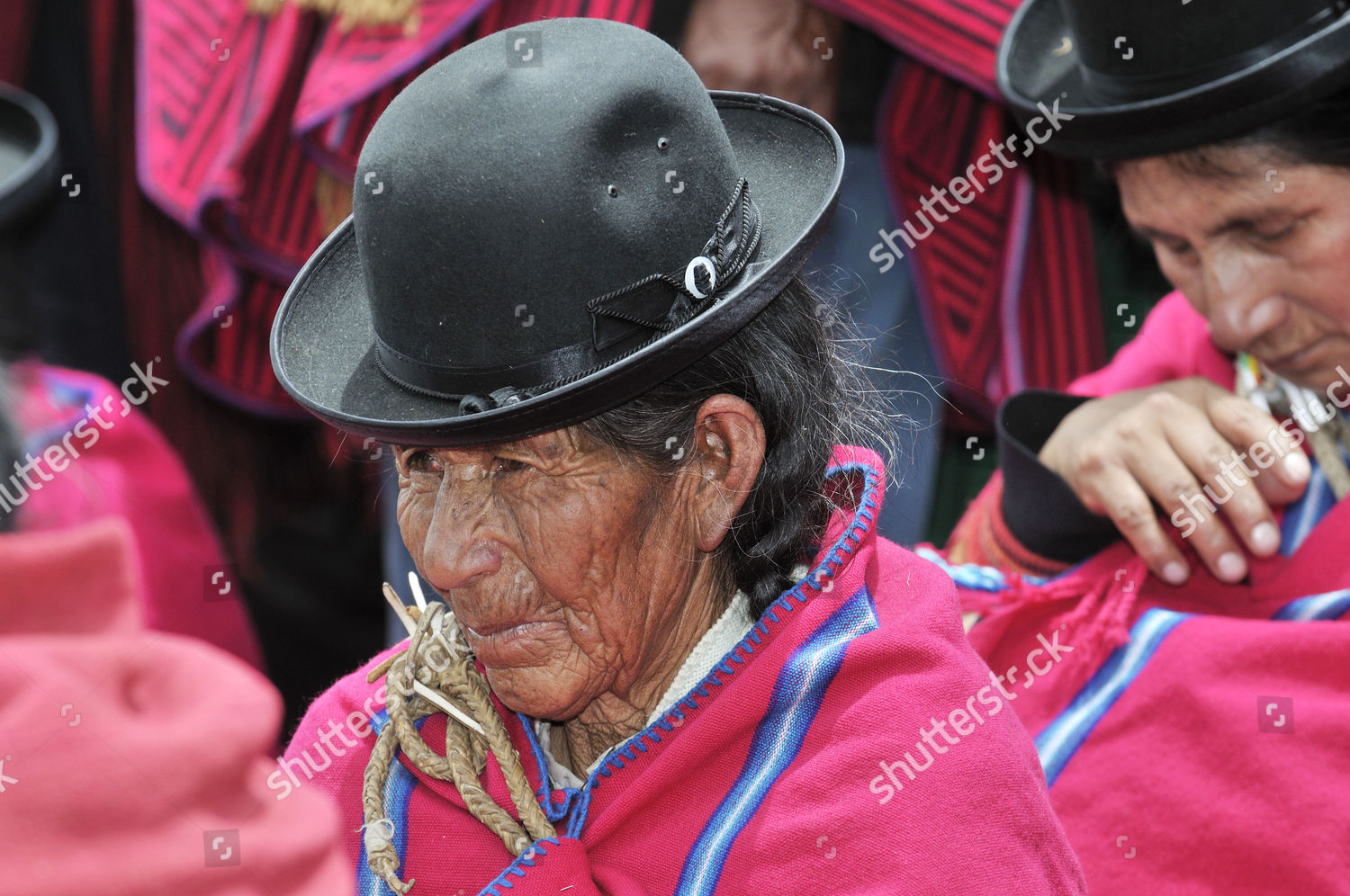 Old Woman Traditional Dress Aymara Indians Editorial Stock Photo ...