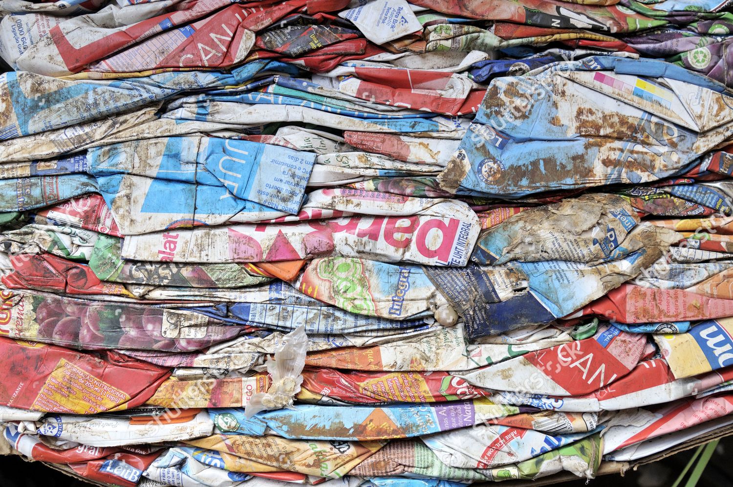Separated Waste Recycling Recyclable Materials Tetrapak Redaktionelles ...