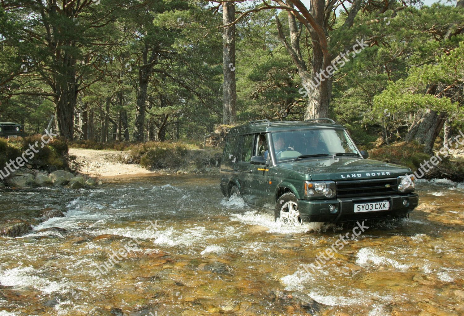 Land Rover Offroad Driving Through River Editorial Stock Photo - Stock ...