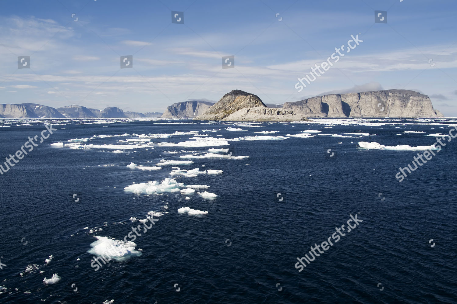 Floating Ice Cape Mercy Cumberland Sound Editorial Stock Photo - Stock ...