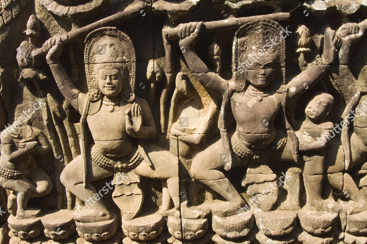 Detail Carved Bas Relief God Sculptures Editorial Stock Photo - Stock ...