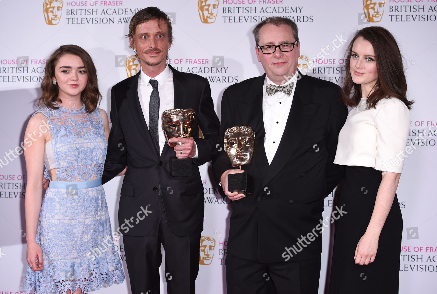 Maisie Williams Mackenzie Crook Adam Tandy Editorial Stock Photo ...