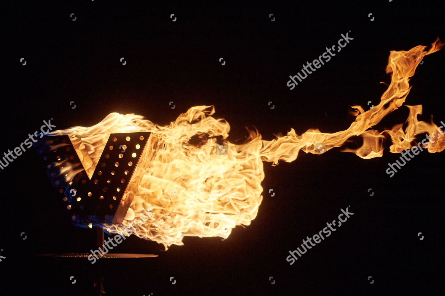 Lighting Beacon Mark 70th Anniversary Ve Editorial Stock Photo - Stock ...