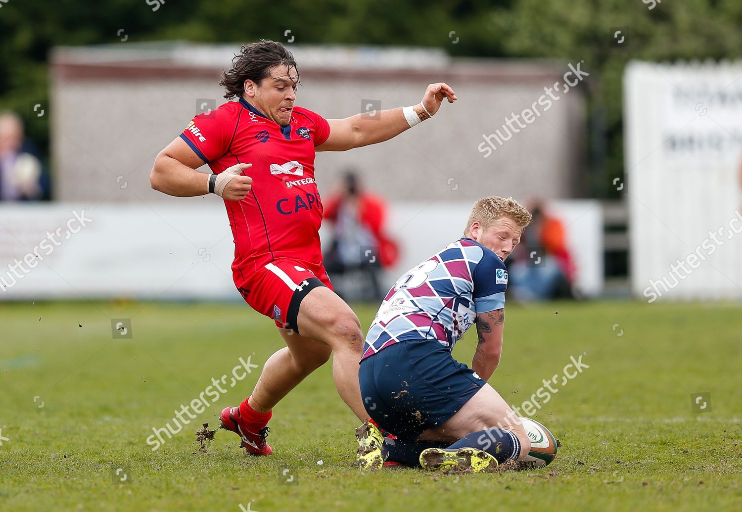 Bristol Rugby Prop Gaston Cortes Challenged Editorial Stock Photo ...