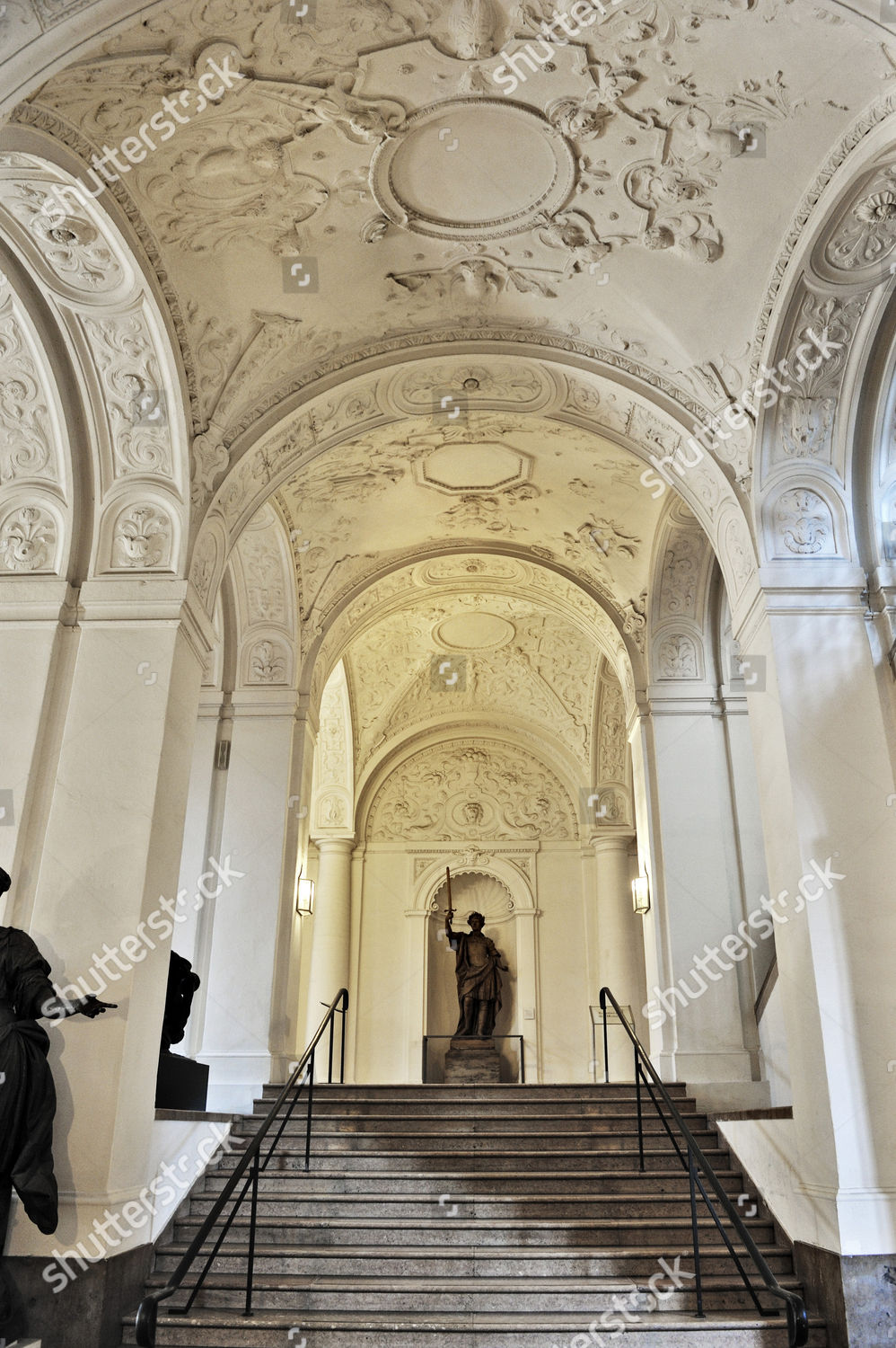 Bavarian National Museum Entrance Hall Stairs Editorial Stock Photo ...
