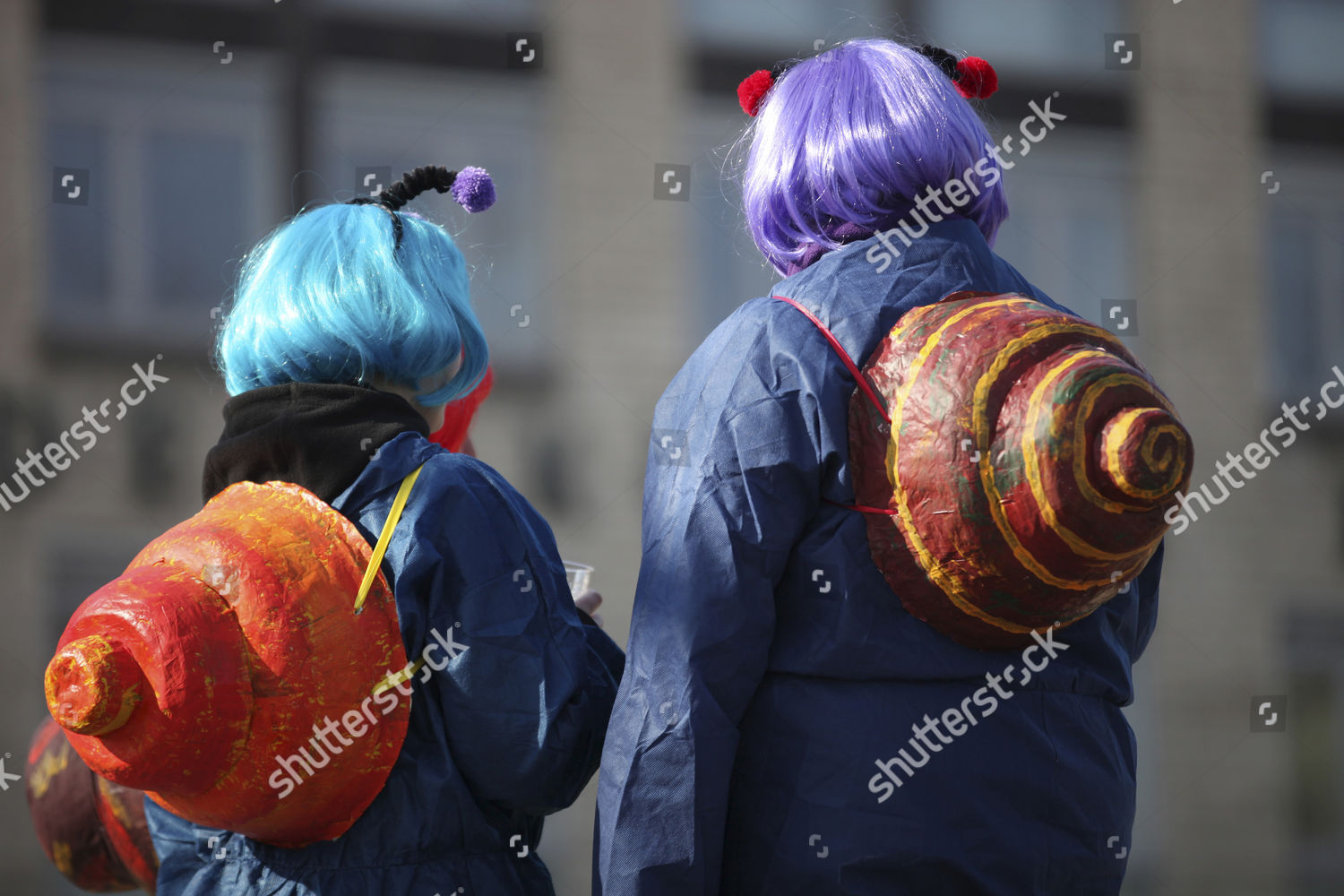 Women Dressed Snails Carnival Street Parade Editorial Stock Photo ...