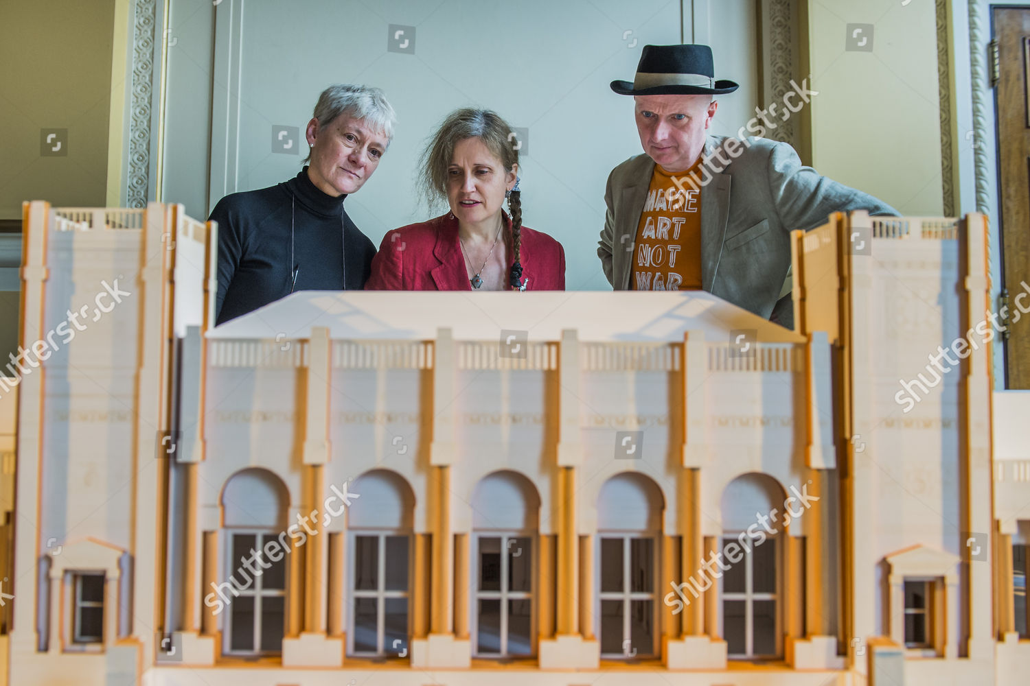 Royal Academicians Rebecca Slater Anne Desmet Editorial Stock Photo ...