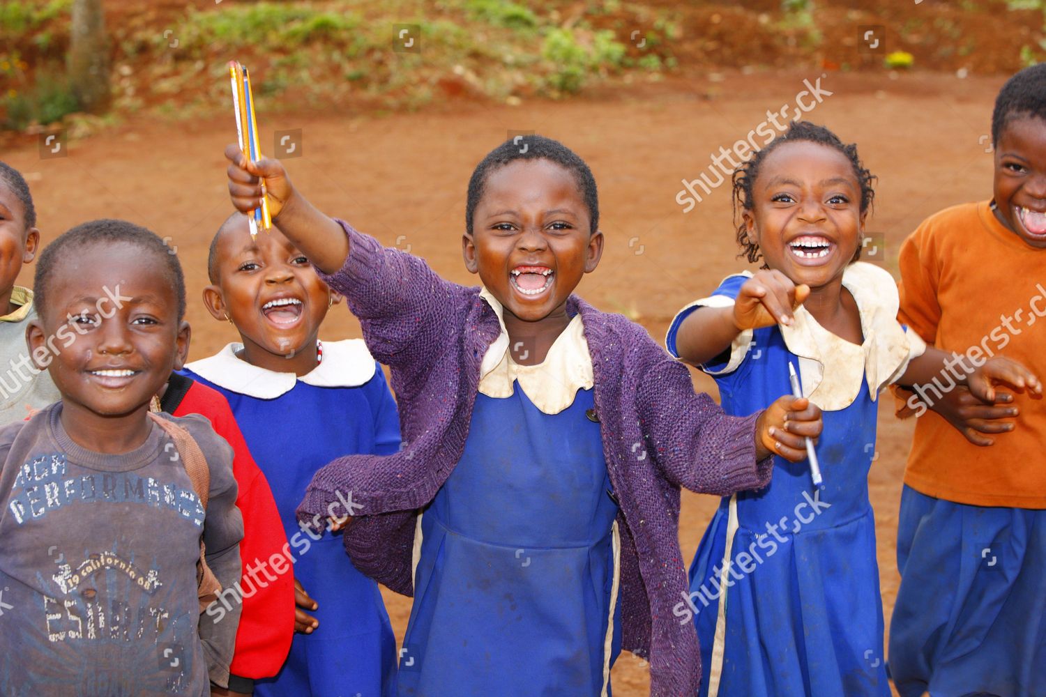 School Children 7 Wearing School Uniforms Editorial Stock Photo - Stock ...