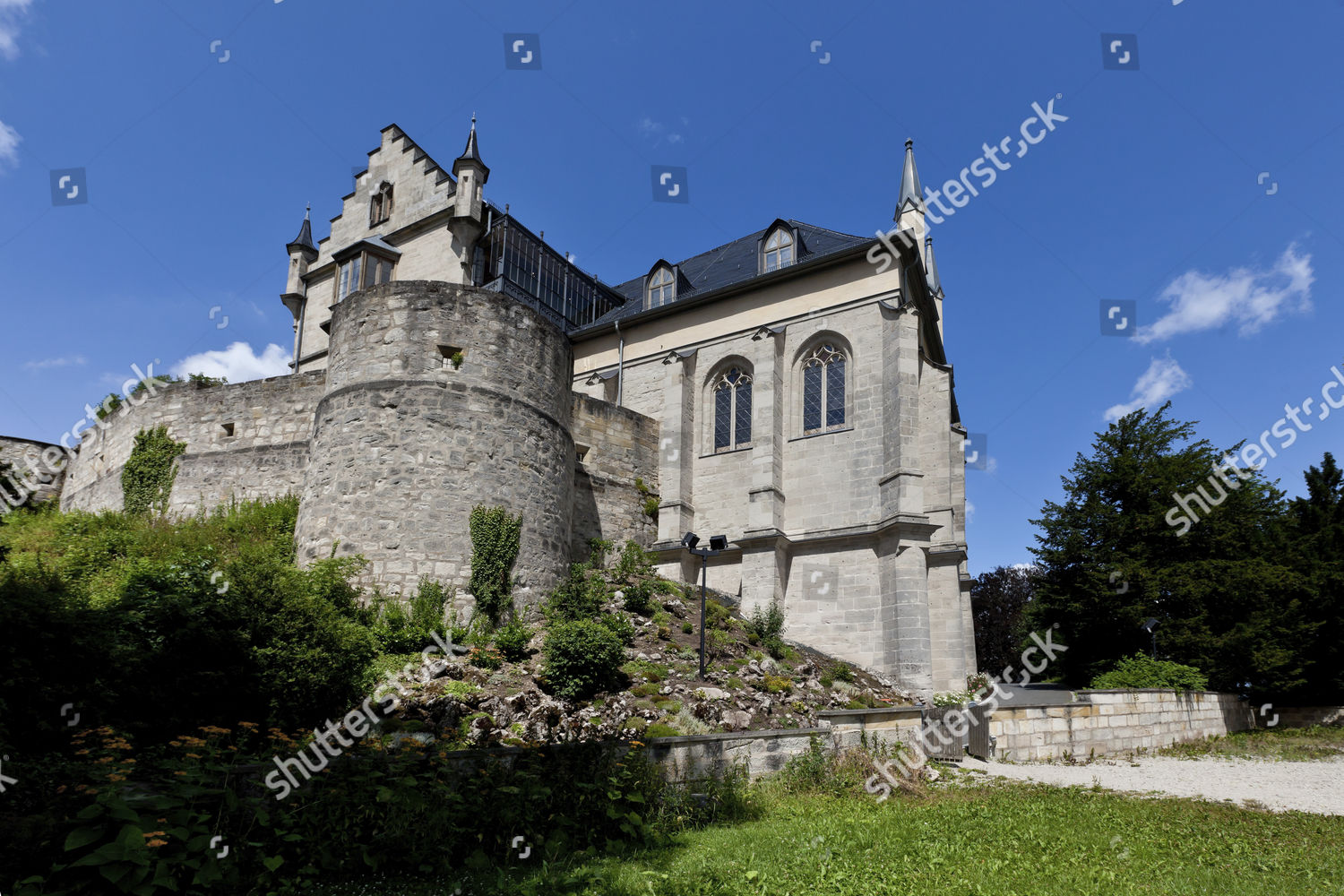 Schloss Callenberg Palace Hunting Lodge Summer Editorial Stock Photo ...