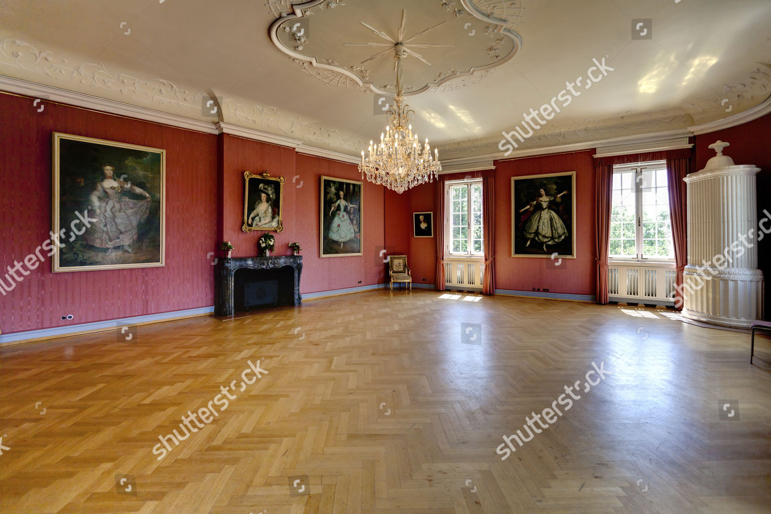 Interior Schloss Callenberg Palace Hunting Lodge Editorial Stock Photo ...