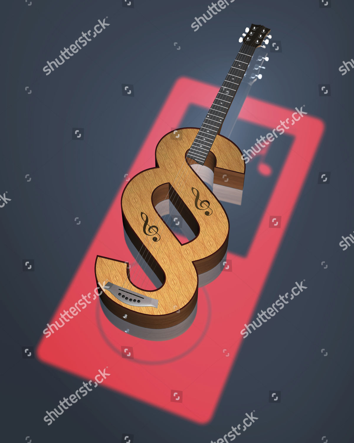 Musical Instrument Shaped Like Double S Editorial Stock Photo - Stock ...