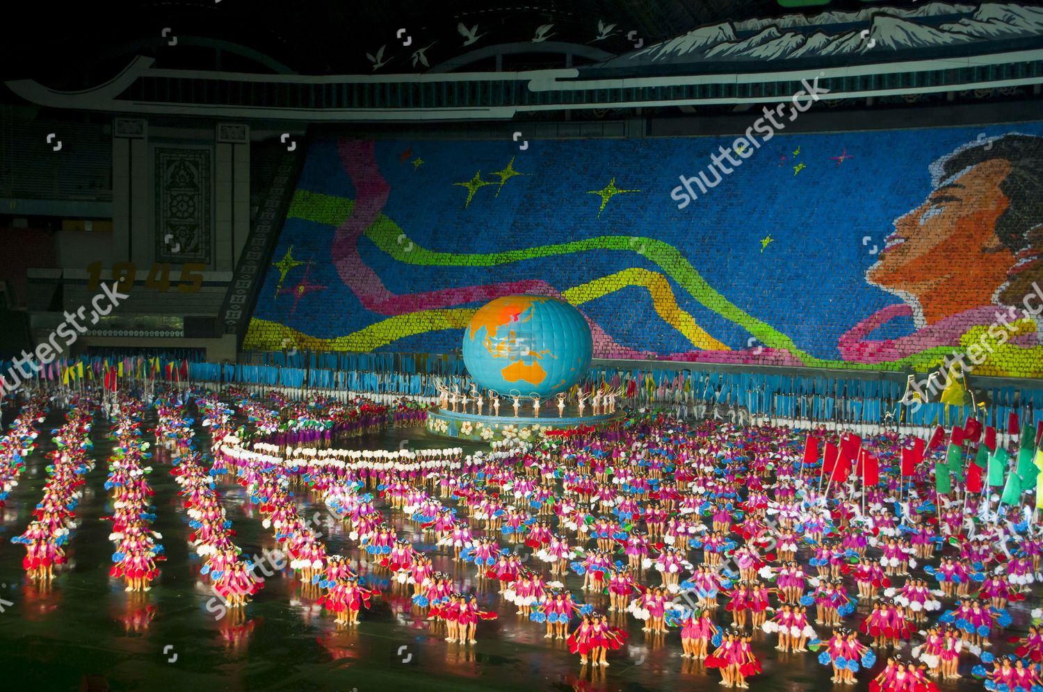 Dancers Acrobats Arirang Festival North Korean Editorial Stock Photo ...