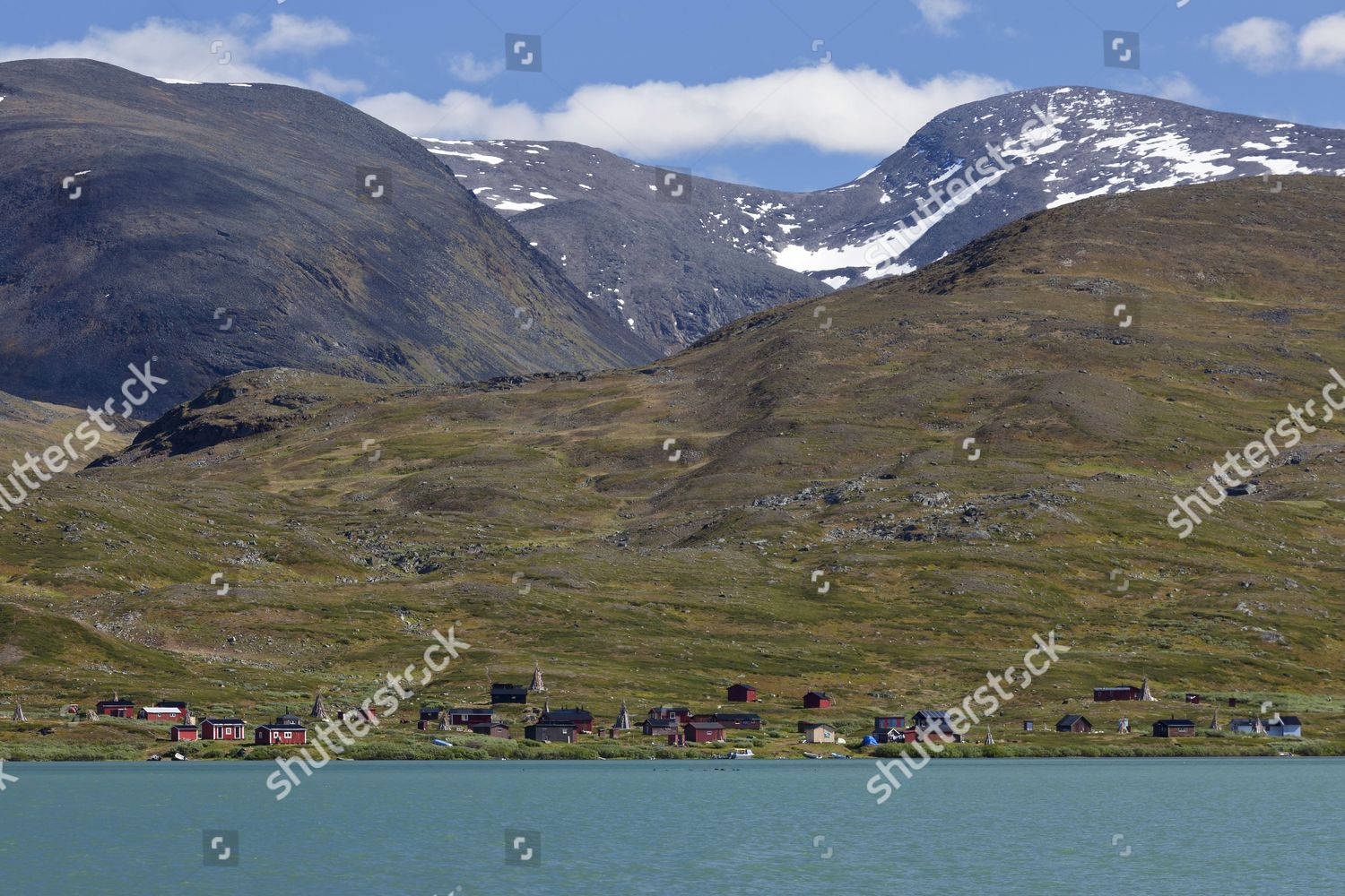 Sami Settlement On Kungsleden Kings Trail Editorial Stock Photo - Stock ...
