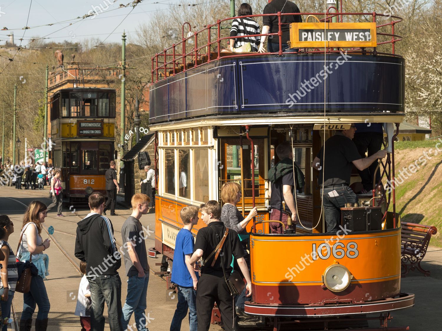 Vintage Tram National Tramway Museum Editorial Stock Photo - Stock ...